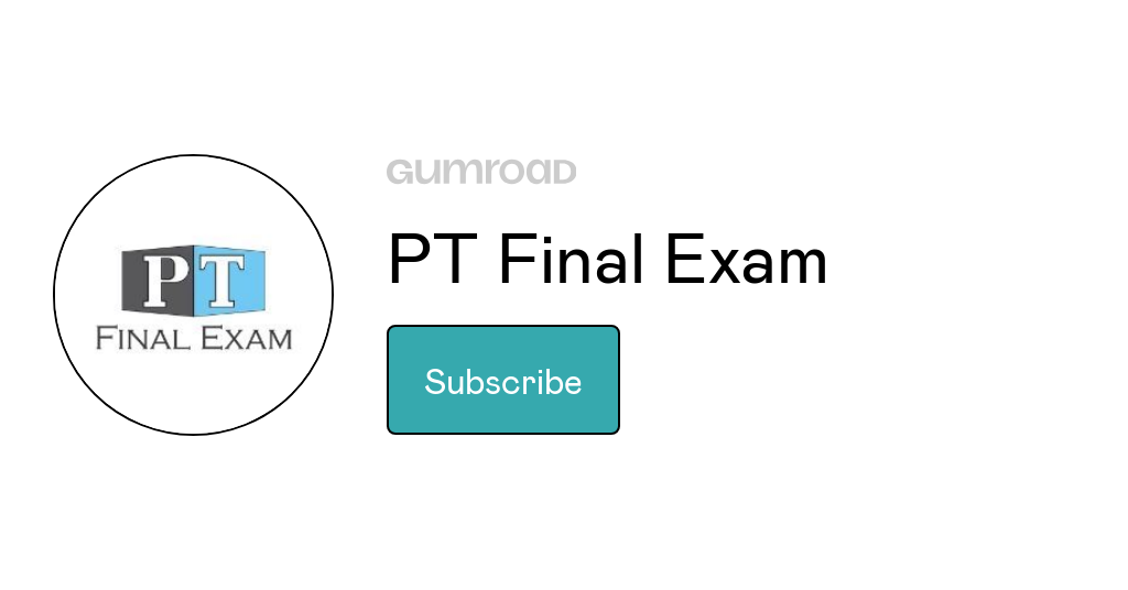 PT Final Exam