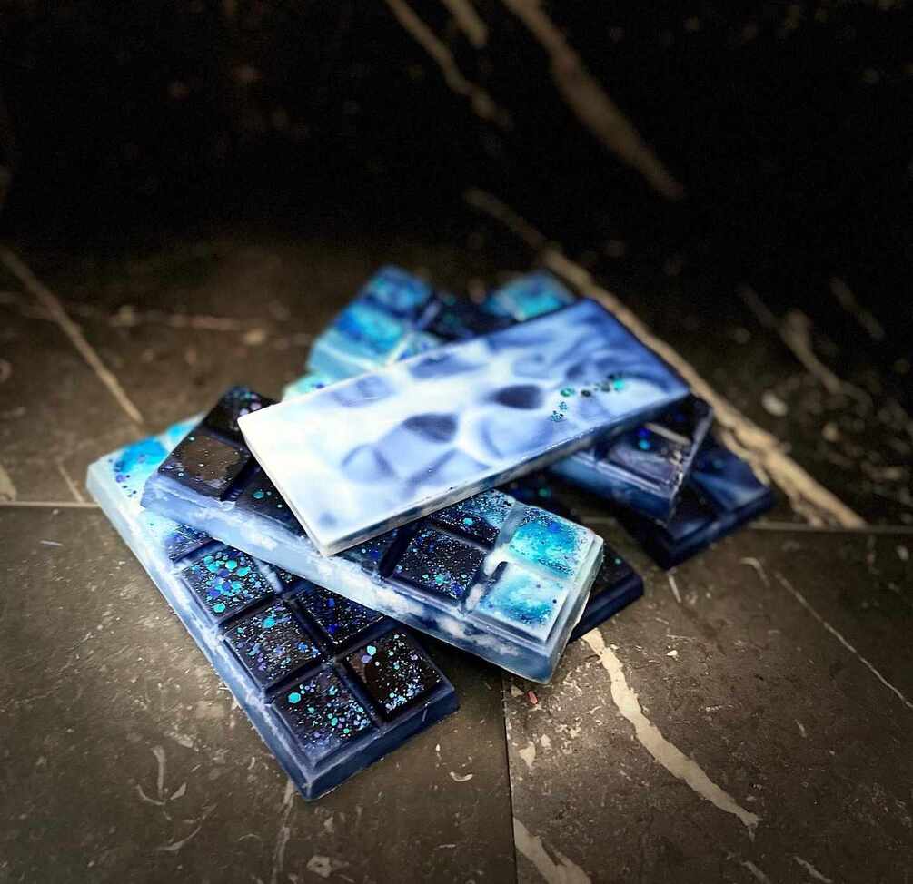 Handmade Soy Choc Block Wax Melts | wax Melts Soy wax melts Mini snap ...