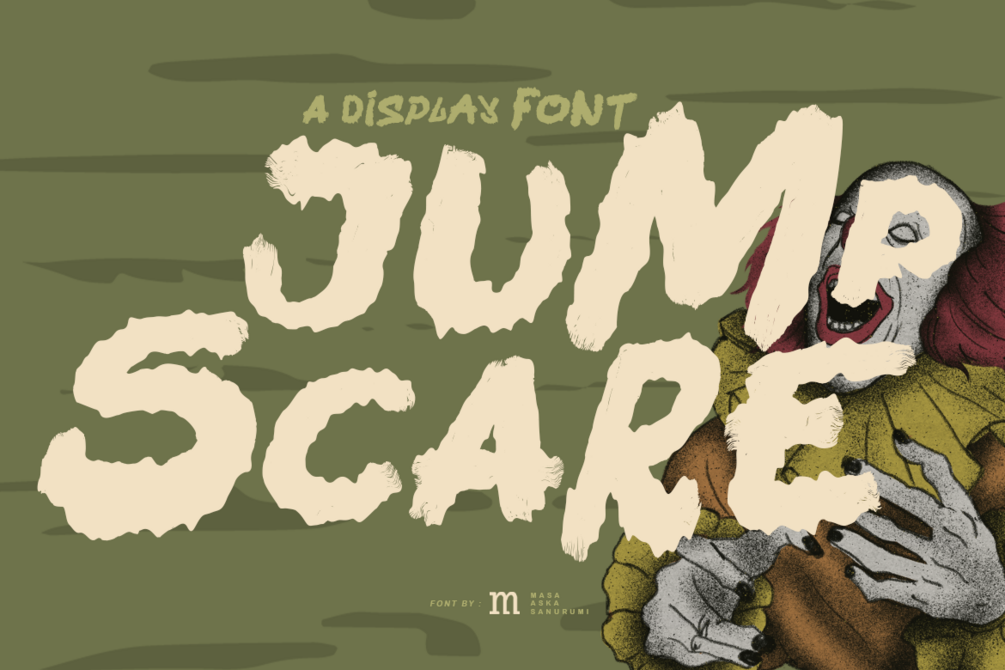 Jump Scare | A Display Font
