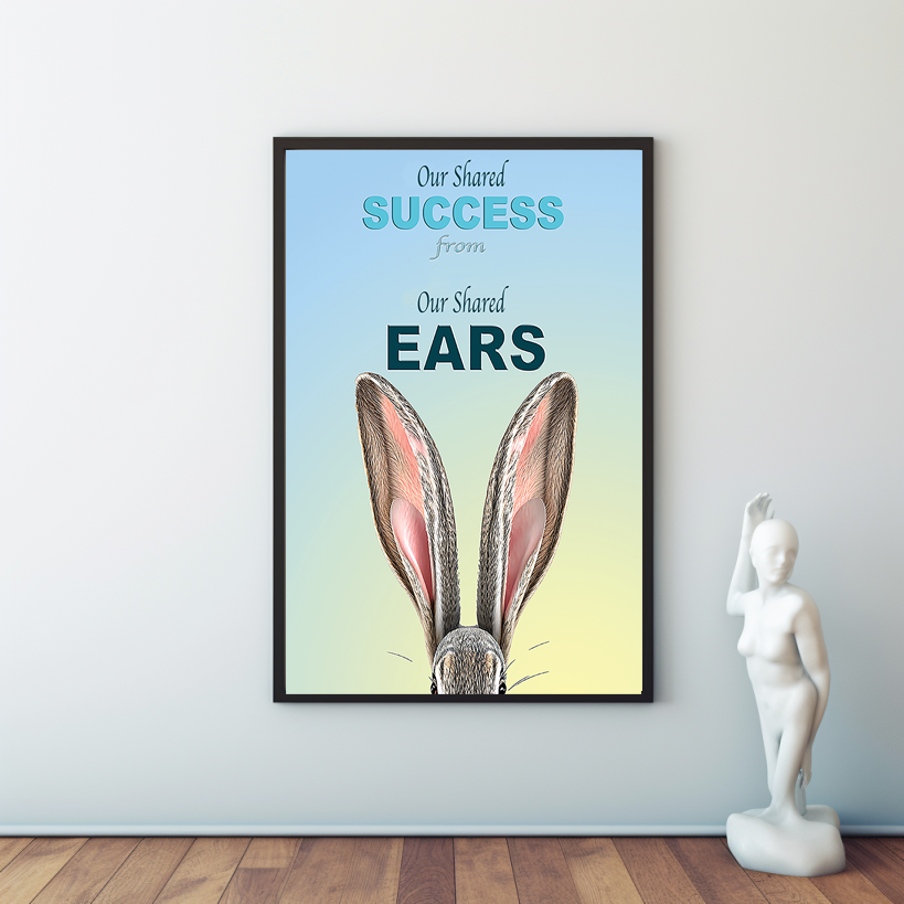 Inspiring Motivational Patterning Ears Posters//Digital download ...
