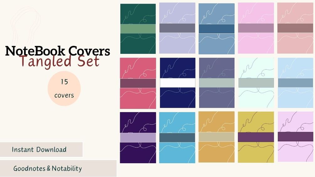 Digital Notebook Covers | Goodnotes&Notability