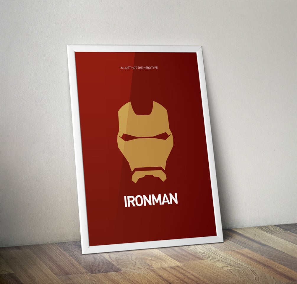Iron Man Print It Yourself Poster - Digital Download