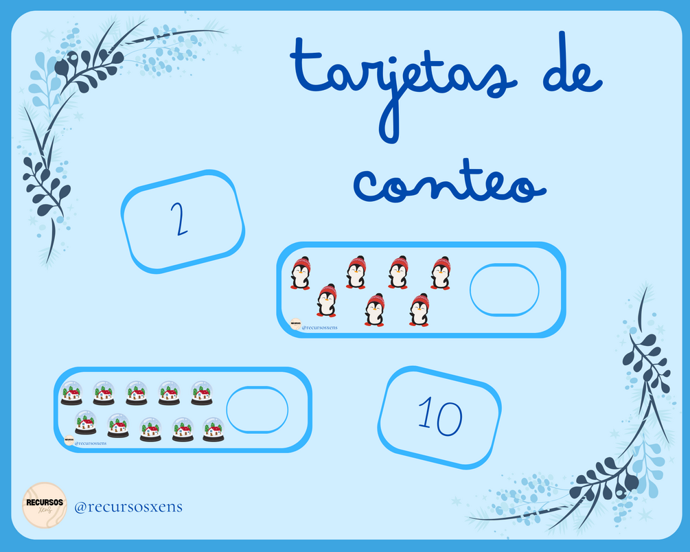Tarjetas de conteo
