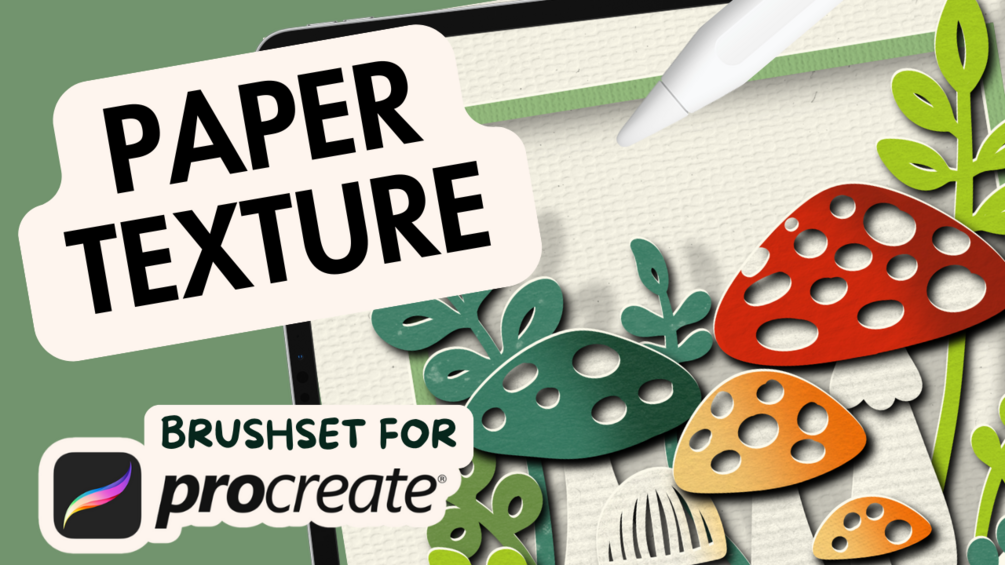 Procreate Paper Texture Brush Set