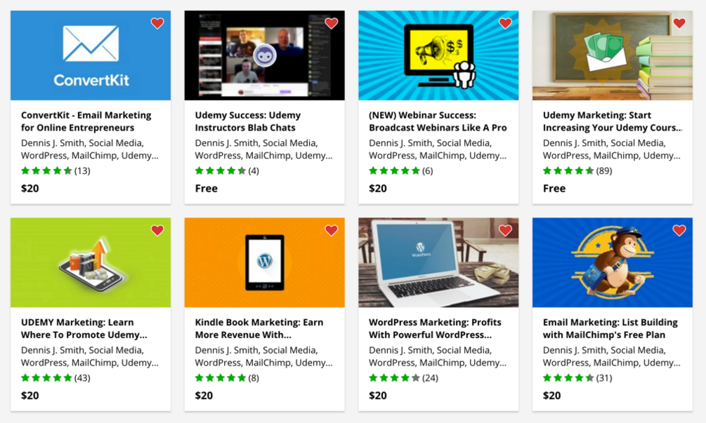 Udemy Courses By Dennis J. Smith