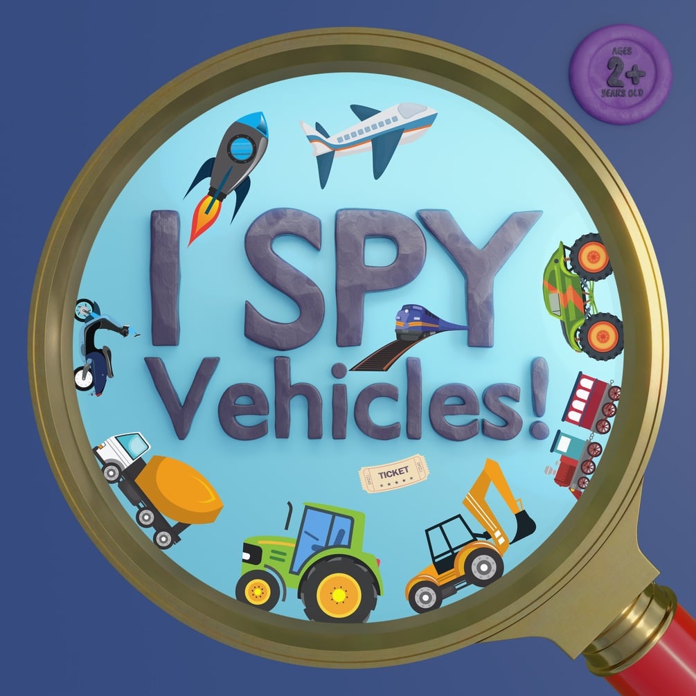 I Spy Vehicles: Activity Books For Kids, Search And Find Fun And ...