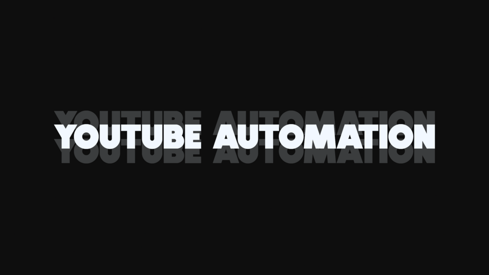 YouTube Automation Full Course