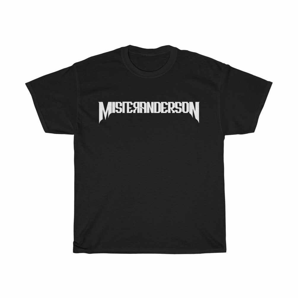 MISTER ANDERSON black logo tee