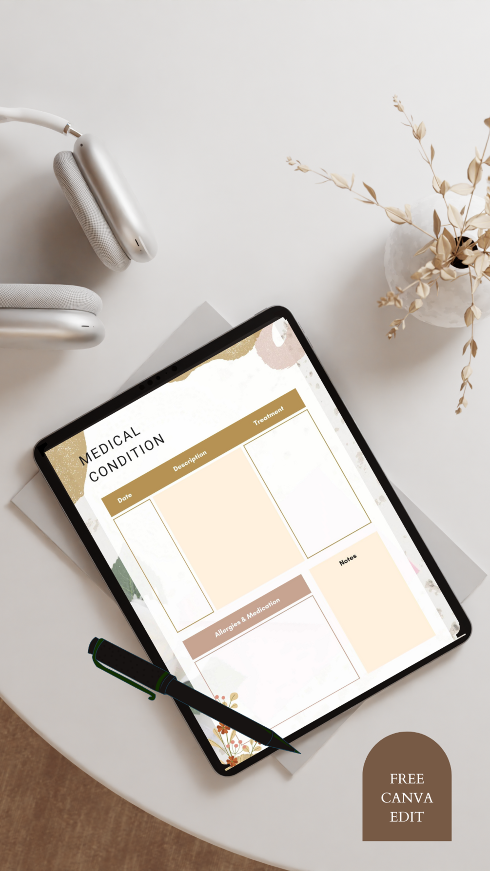 Medical Minimalist Weekly Planner PDF Printable, Nurse Doctor Student ...