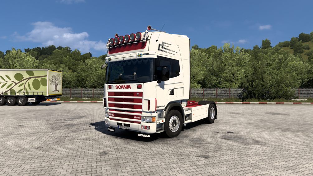 ETS2 Skin Scania RJL R4 RED+WHITE