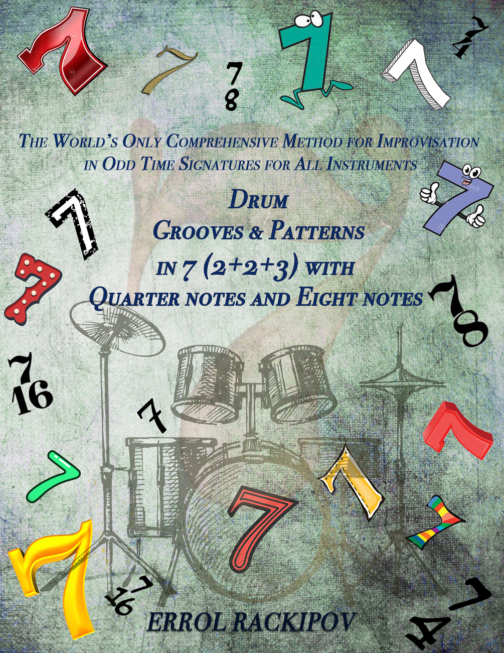 Drum Grooves (Percussion instruments) in 7 (2+2+3) with Quarter notes ...