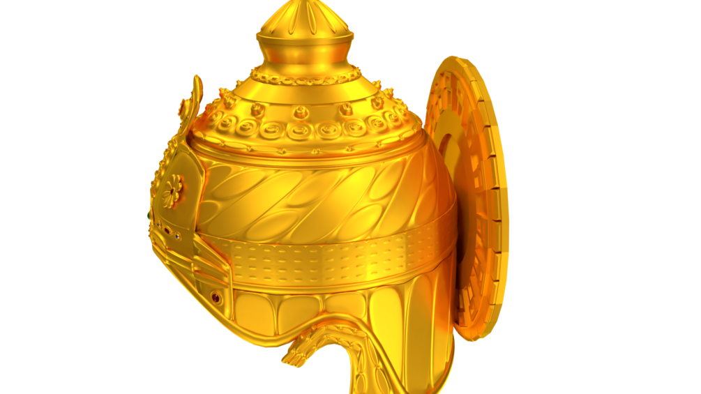 Hindu god helmet 1