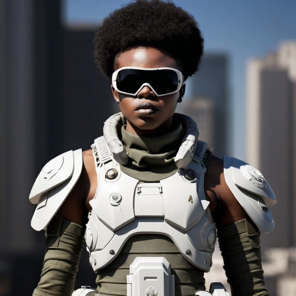 Afro-futuristic Soldier