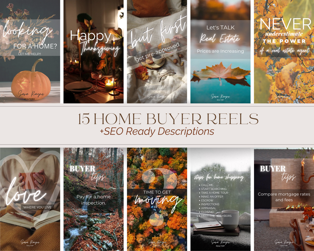 15-Days of Home Buyer Fall Reels