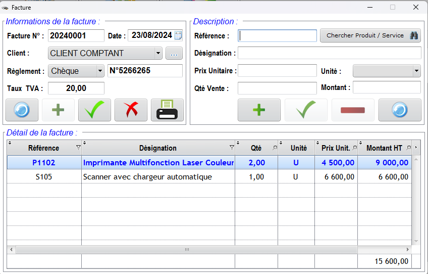 Logiciel de Gestion de la Facturation