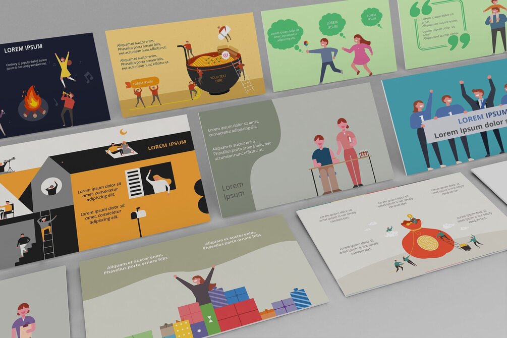 Happy People PowerPoint Infographic Set