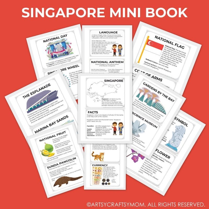ALL ABOUT SINGAPORE - COUNTRY FACT BOOK FOR KIDS