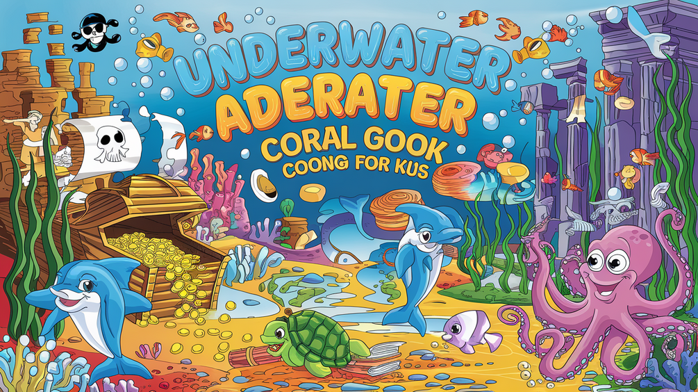 Underwater Adventures Coloring Book for Kids