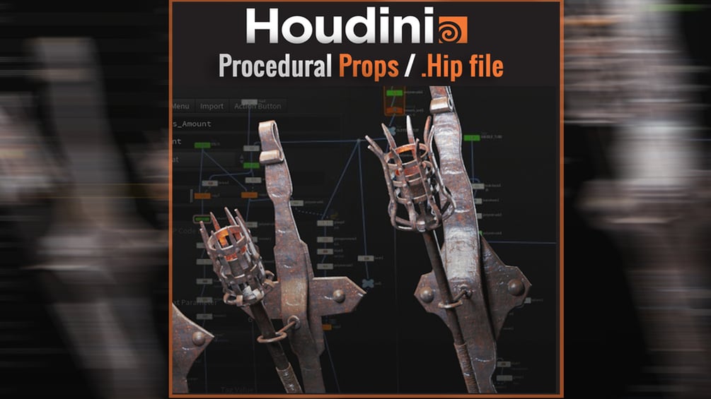 Procedural Props / Free .Hipnc file - Houdini Apprentice