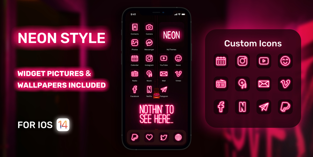 Neon Icons Pack