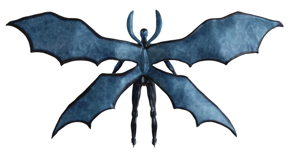 Ben 10 Real Aliens - Big Chill 3D Model.