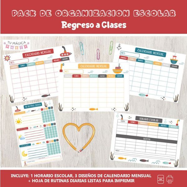 Bundle Regreso a clases - Aventuras en el mar