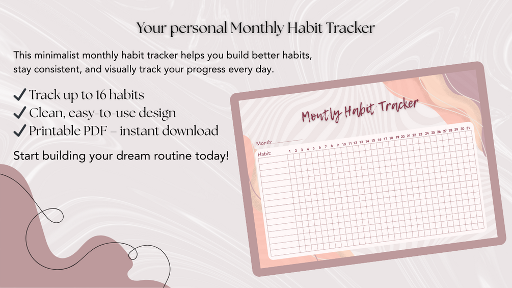 Monthly Habit Tracker