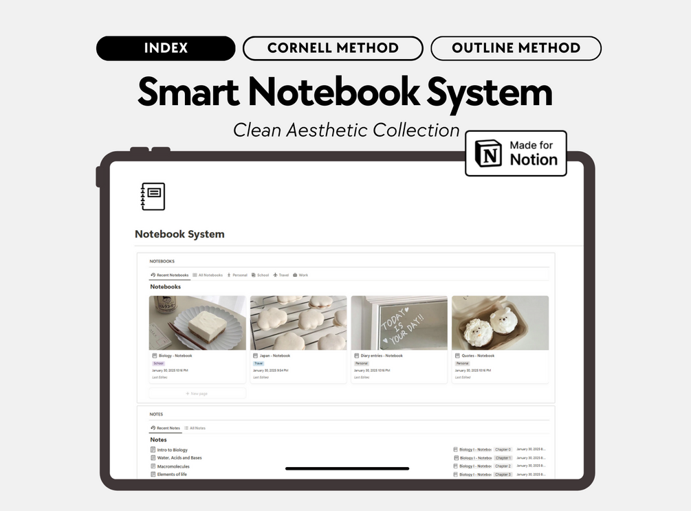Smart Notebook System Notion