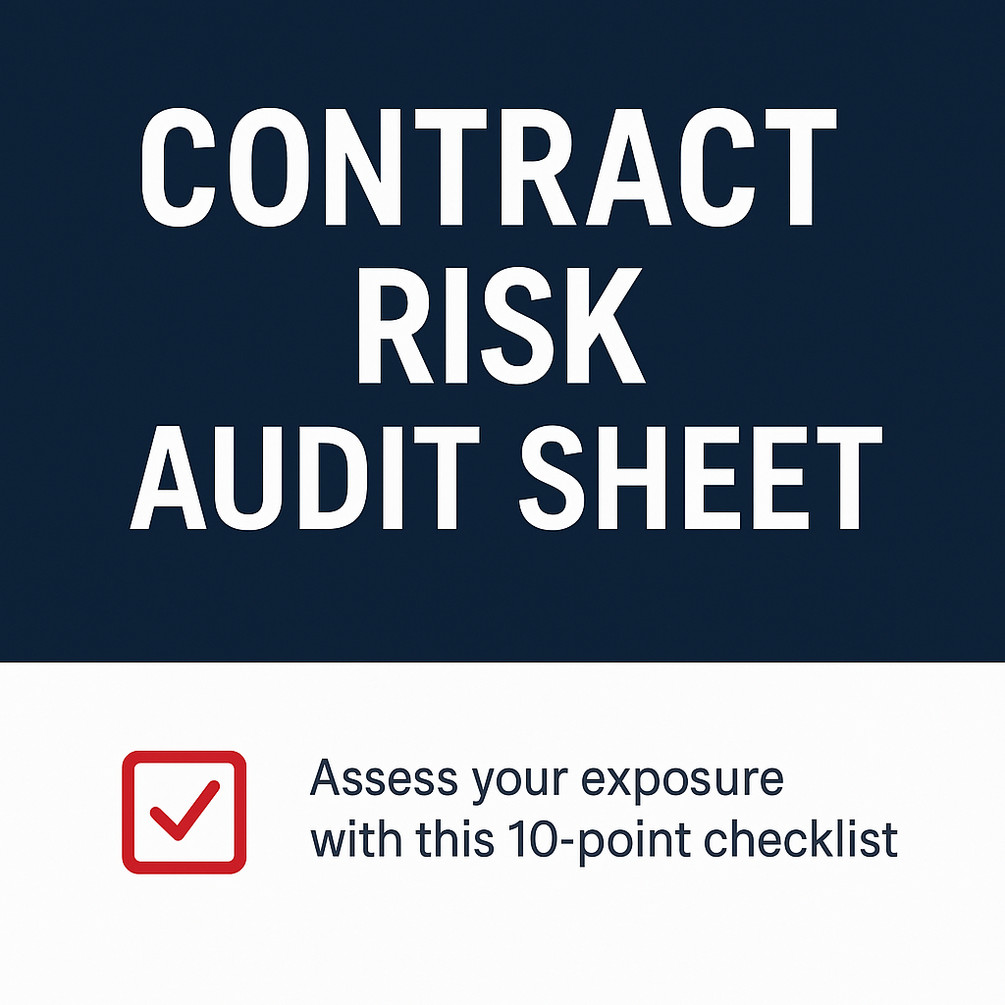 Contract Risk Checklist