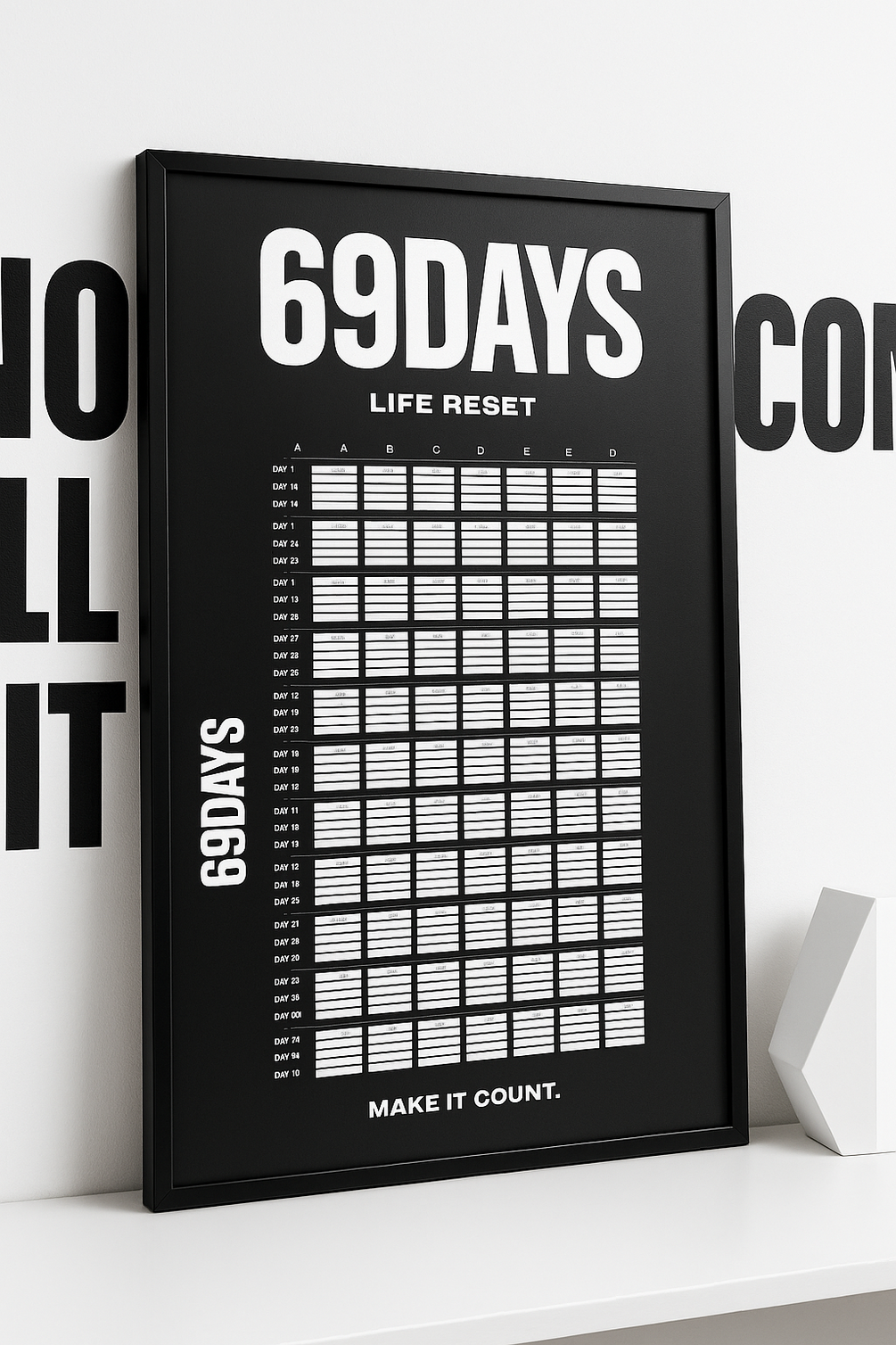 69DAYS Life Reset Planner – Printable Habit Tracker for Discipline ...