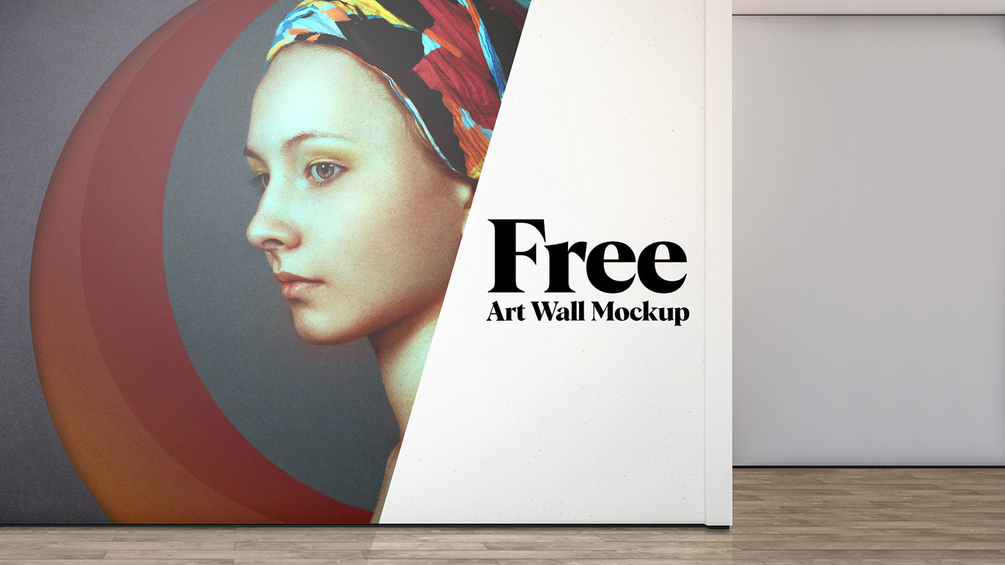 Free Art Wall Mockup