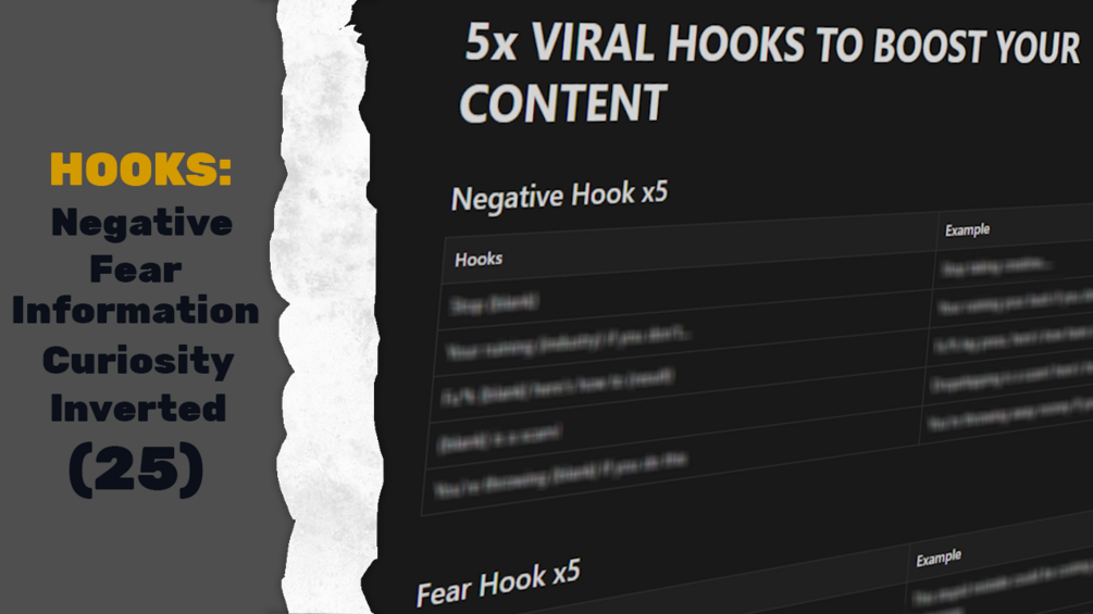 (25) Viral Hook Templates