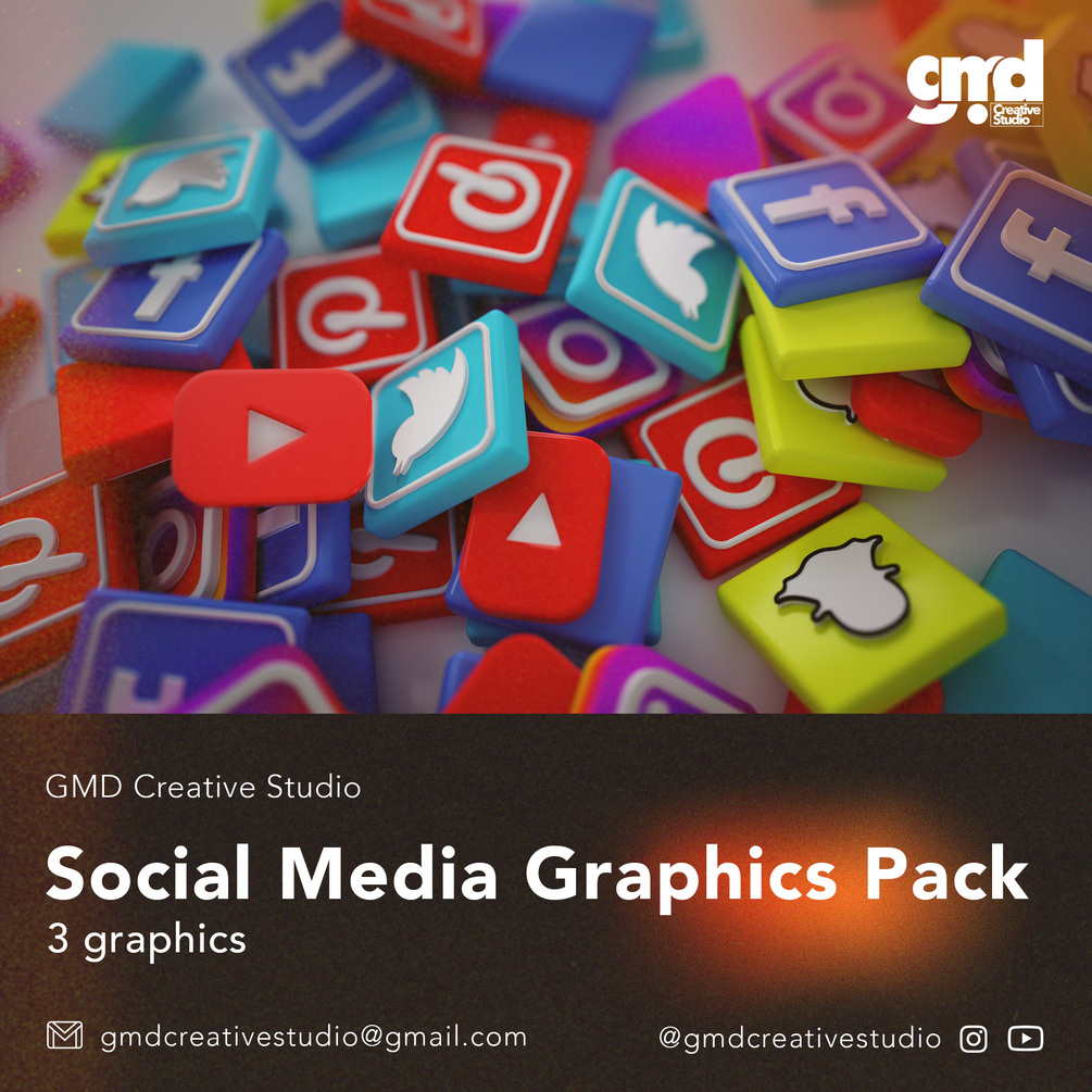 Social Media Graphics Pack - 3 Graphics