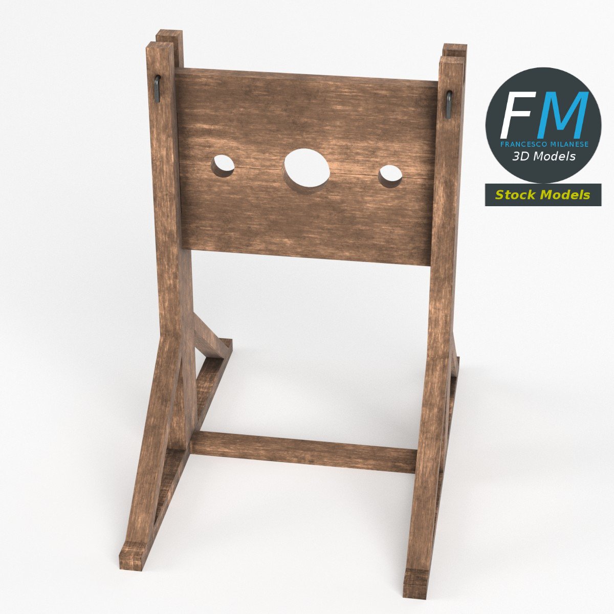 3D MODEL - Medieval pillory