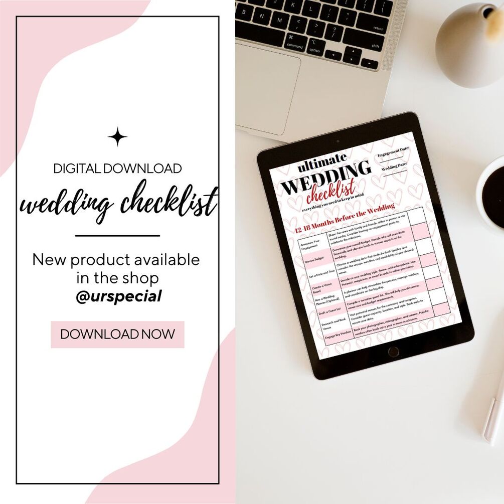 Ultimate Digital Wedding Checklist Planner Bundle – Elegant, Patterned ...