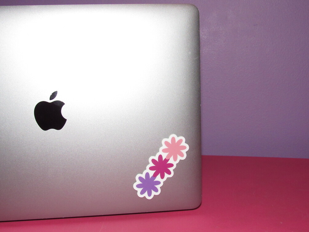 Flower Trio Vinyl Sticker