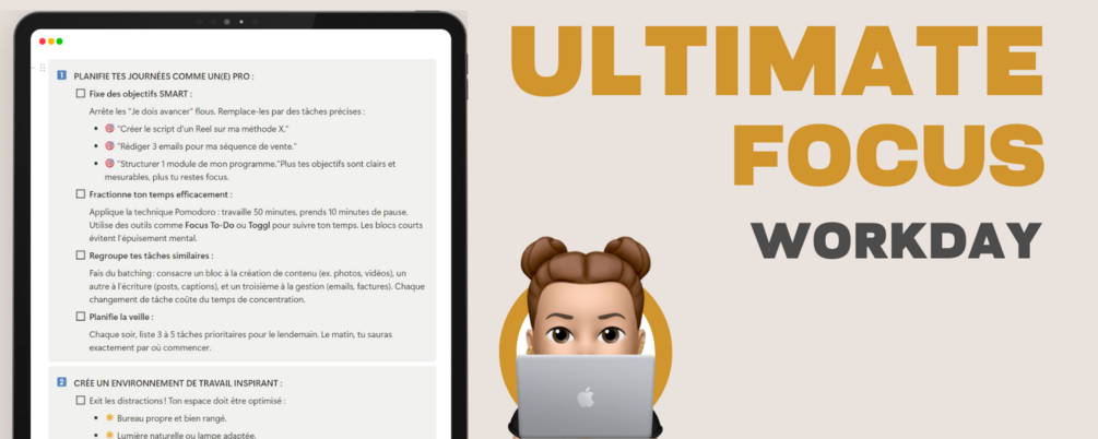 THE ULTIMATE FOCUS WORKDAY