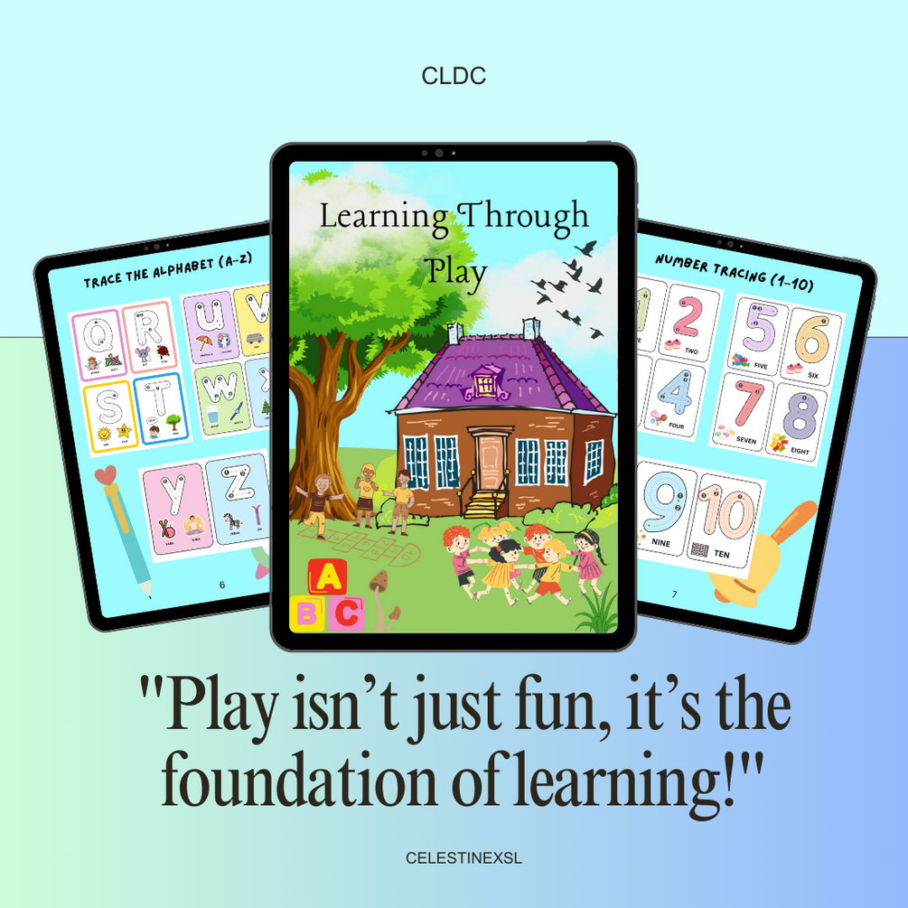 LEARNING THROUGH PLAY- activity books for kids (25 pages)