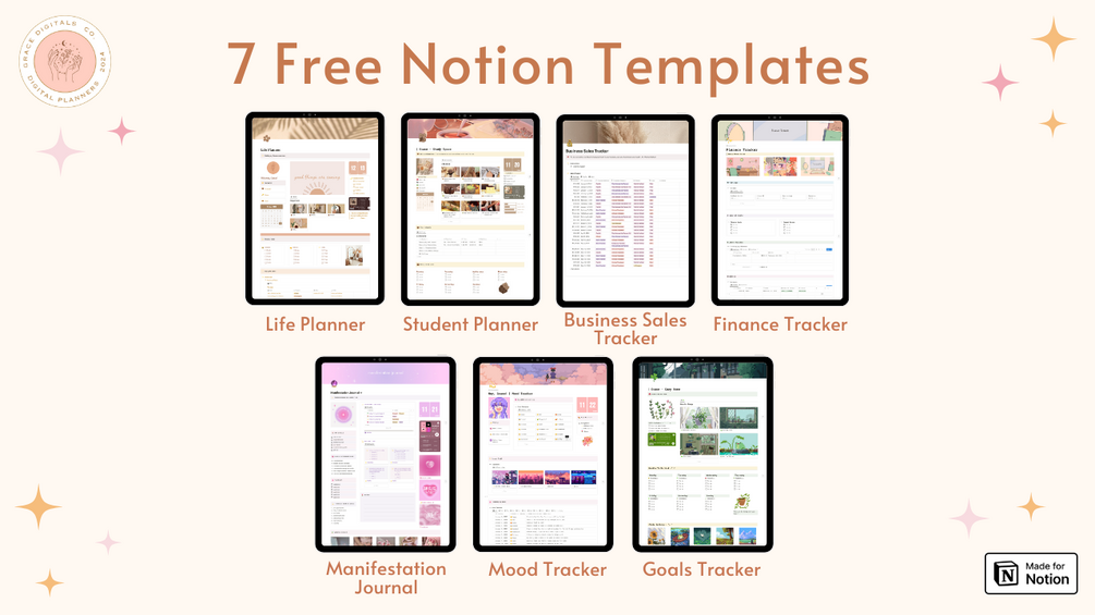Free Aesthetic Notion Bundle