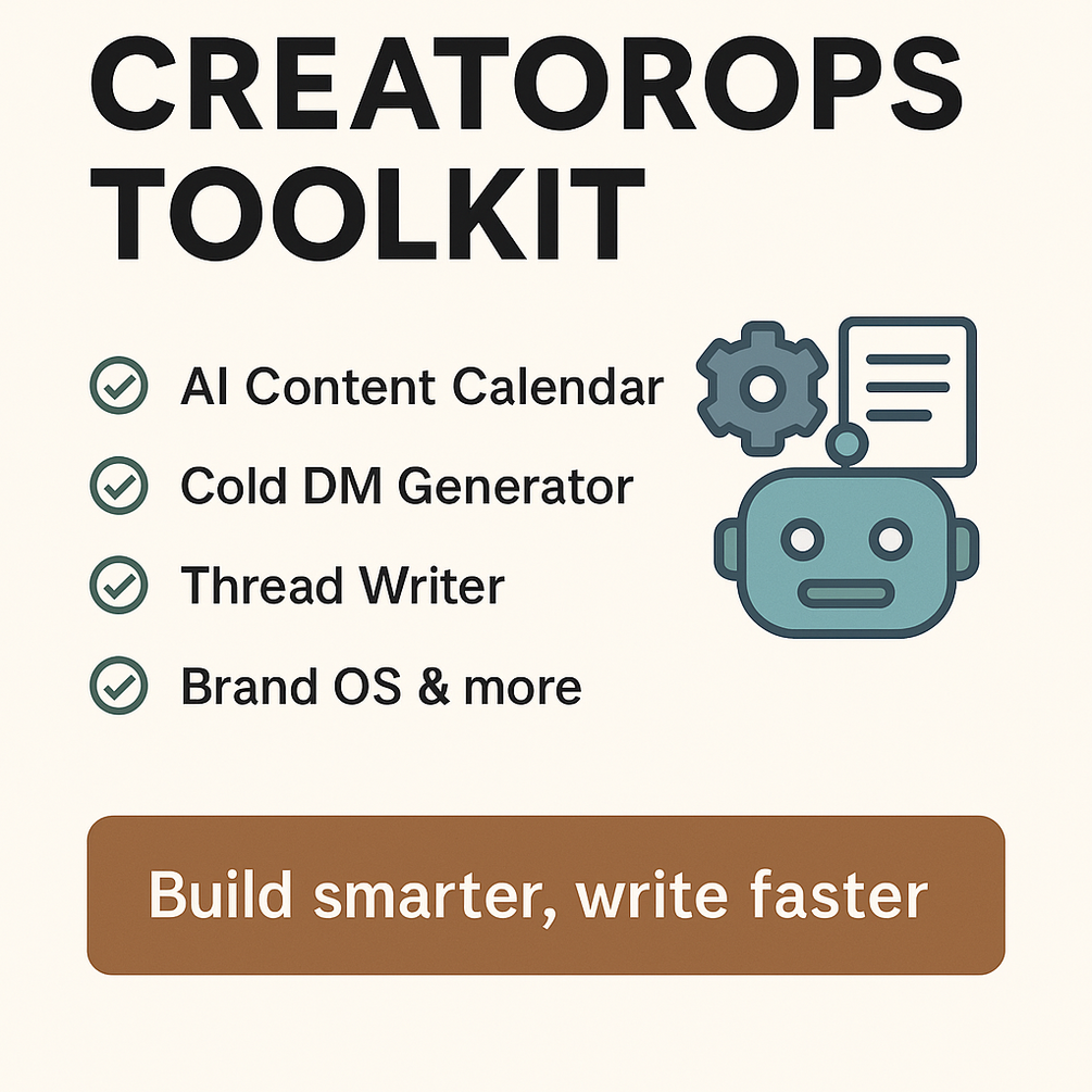 CreatorOps Toolkit