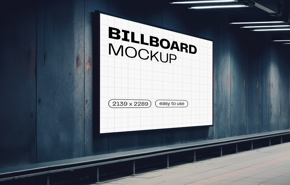 Urban Commercial Billboard Mockup / #659