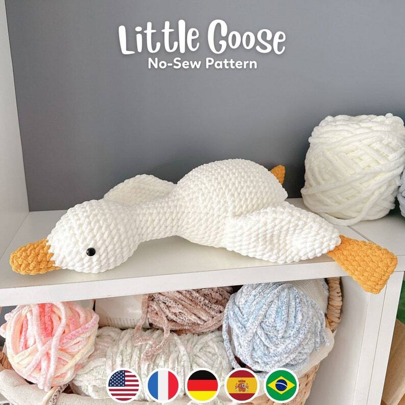 💛 No-Sew Little Goose Crochet Pattern – The Most Adorable Companion You’ll Ever Make
