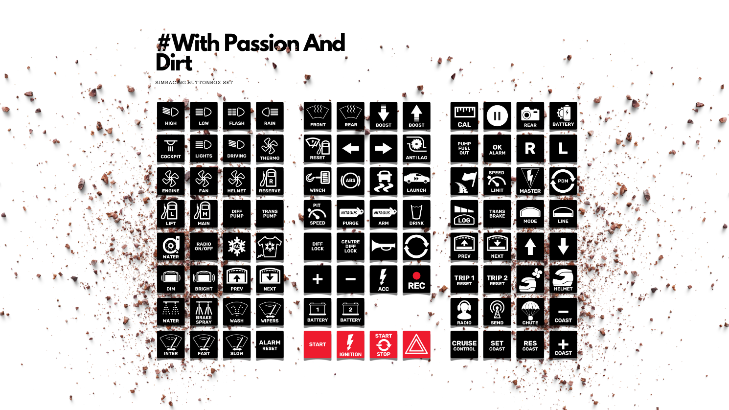 Assetto x MoTeC Collab (Buttons Iconpack)