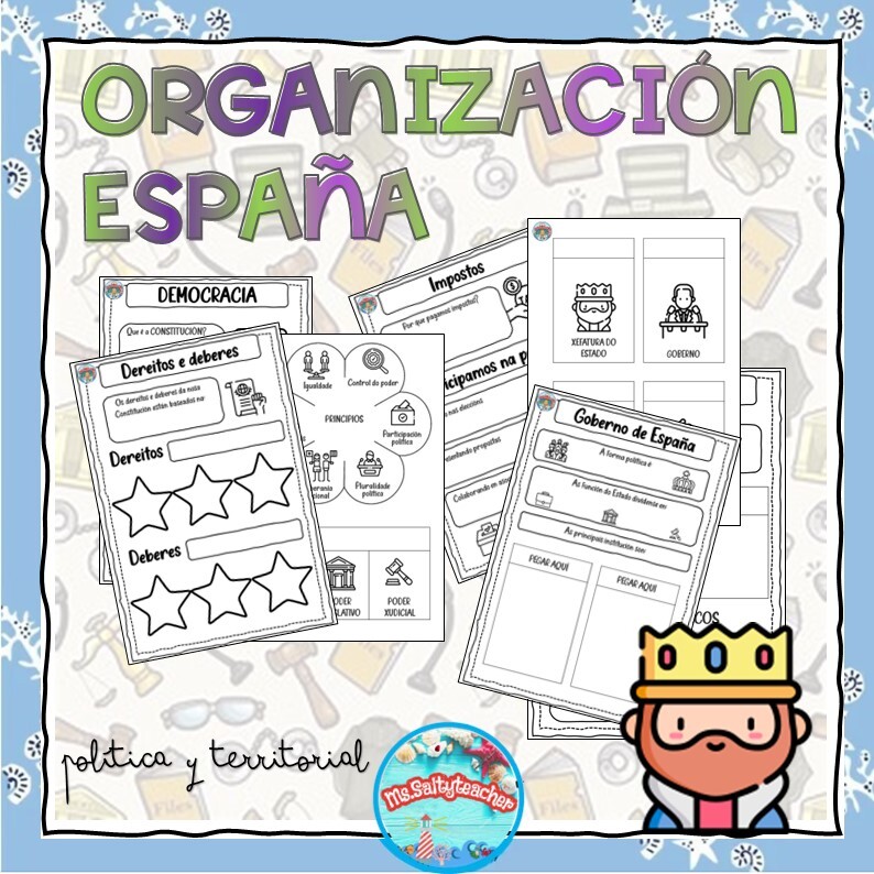 CCSS: ORGANIZACIÓN TERRITORIAL Y GOBIERNO DE ESPAÑA 5º