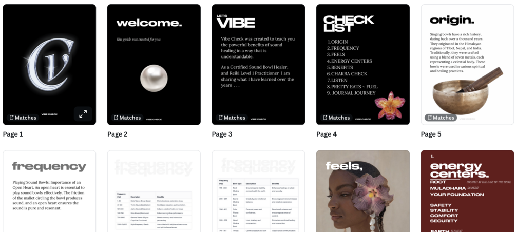 Vibe Check - Sound Healing Guide