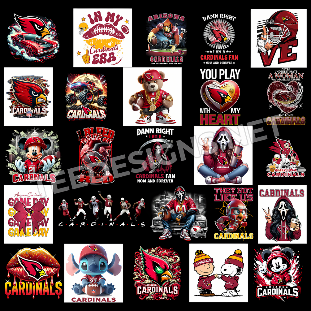 40 Arizona Cardinals Designs PNG