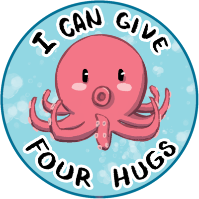 Octopus Friend Sticker