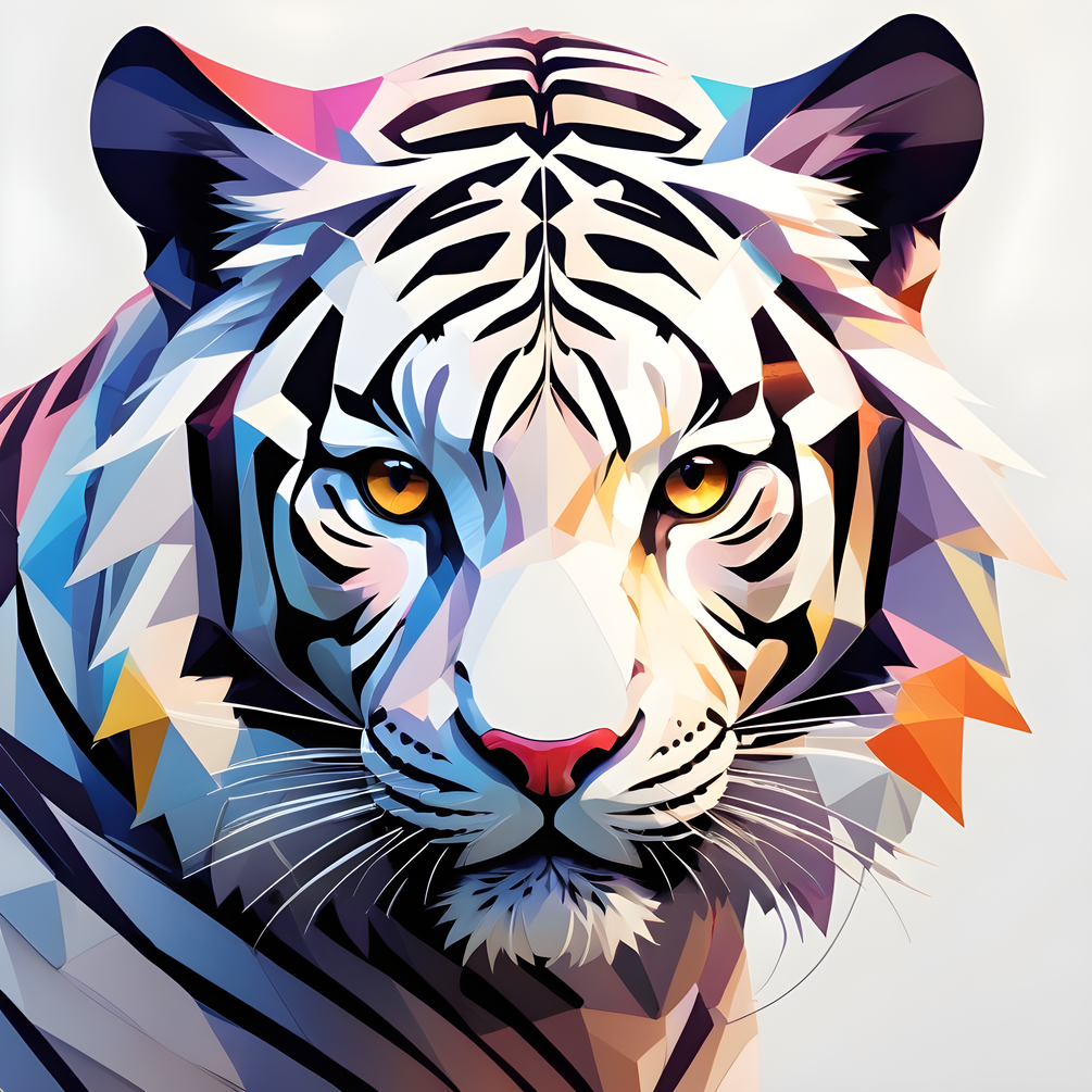 Spectrum Roar - Modern Tiger Art