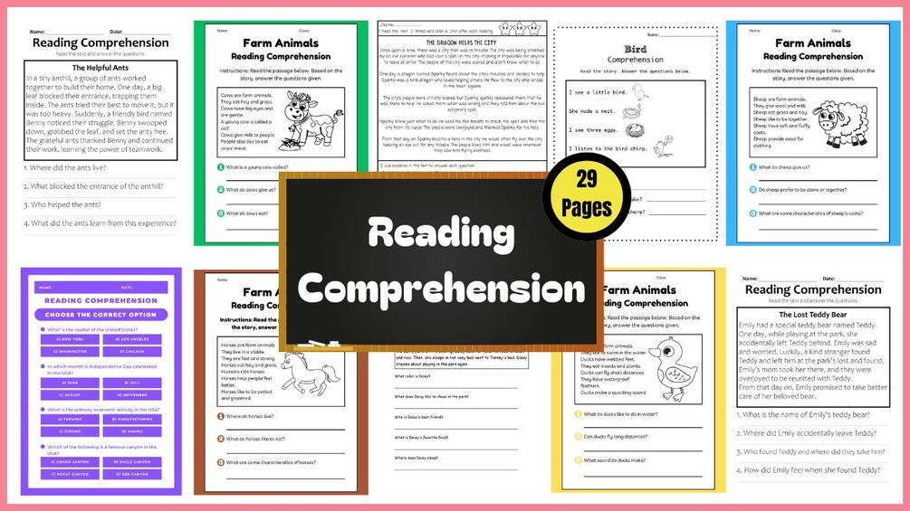 Reading Comprehension For Kids