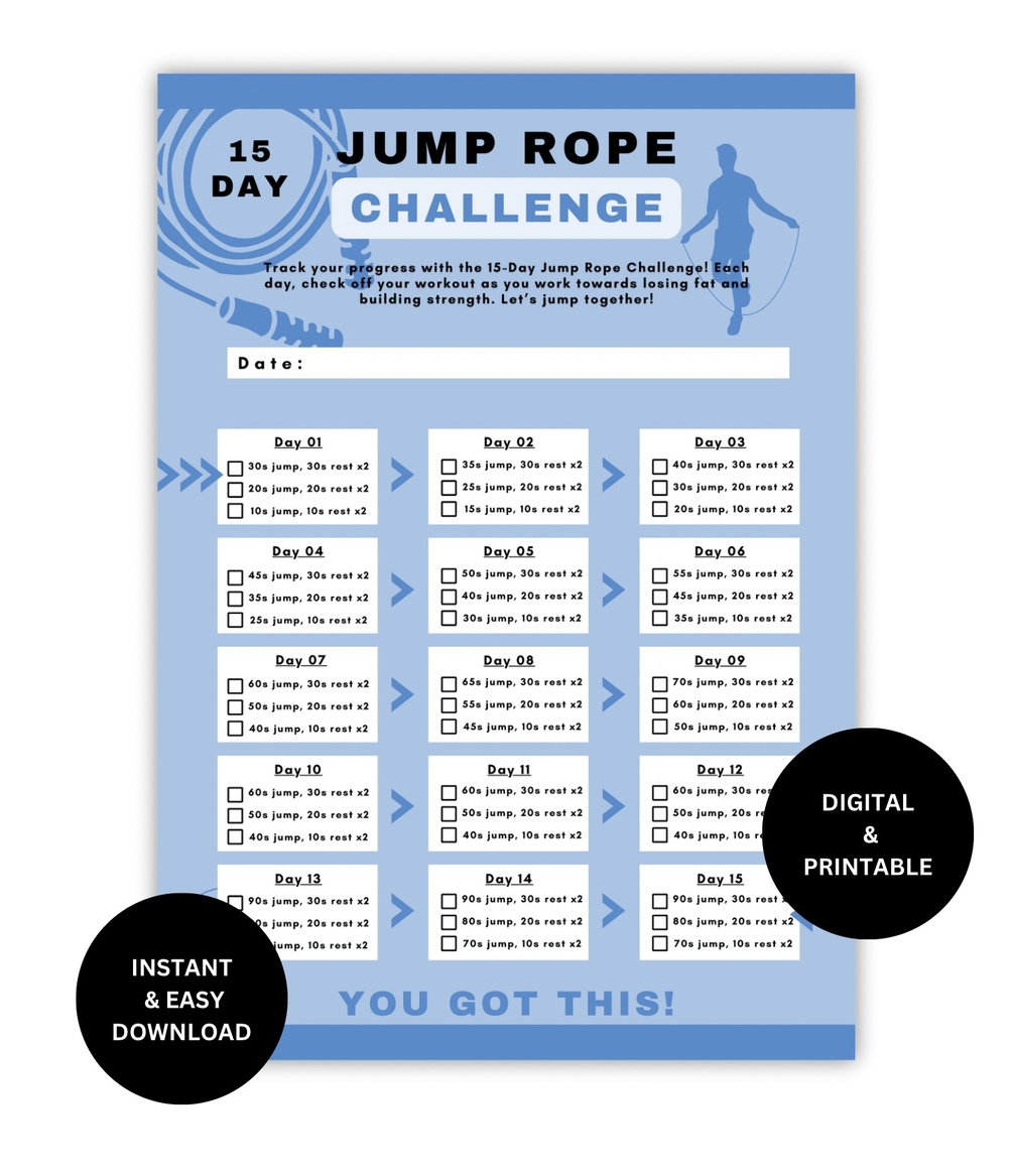 15 DAY JUMP ROPE CHALLENGE